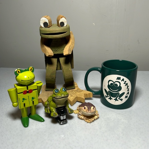 Accents | Vintage Frog Themed Assortment 5 Different Items | Poshmark
